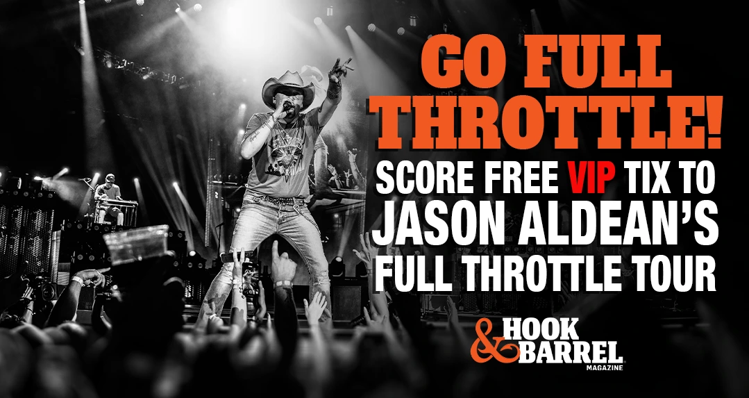 ENTER TO WIN TICKETS to Jason Aldean’s Full Throttle Tour 2025 + VIP Access | Hook & Barrel Magazine